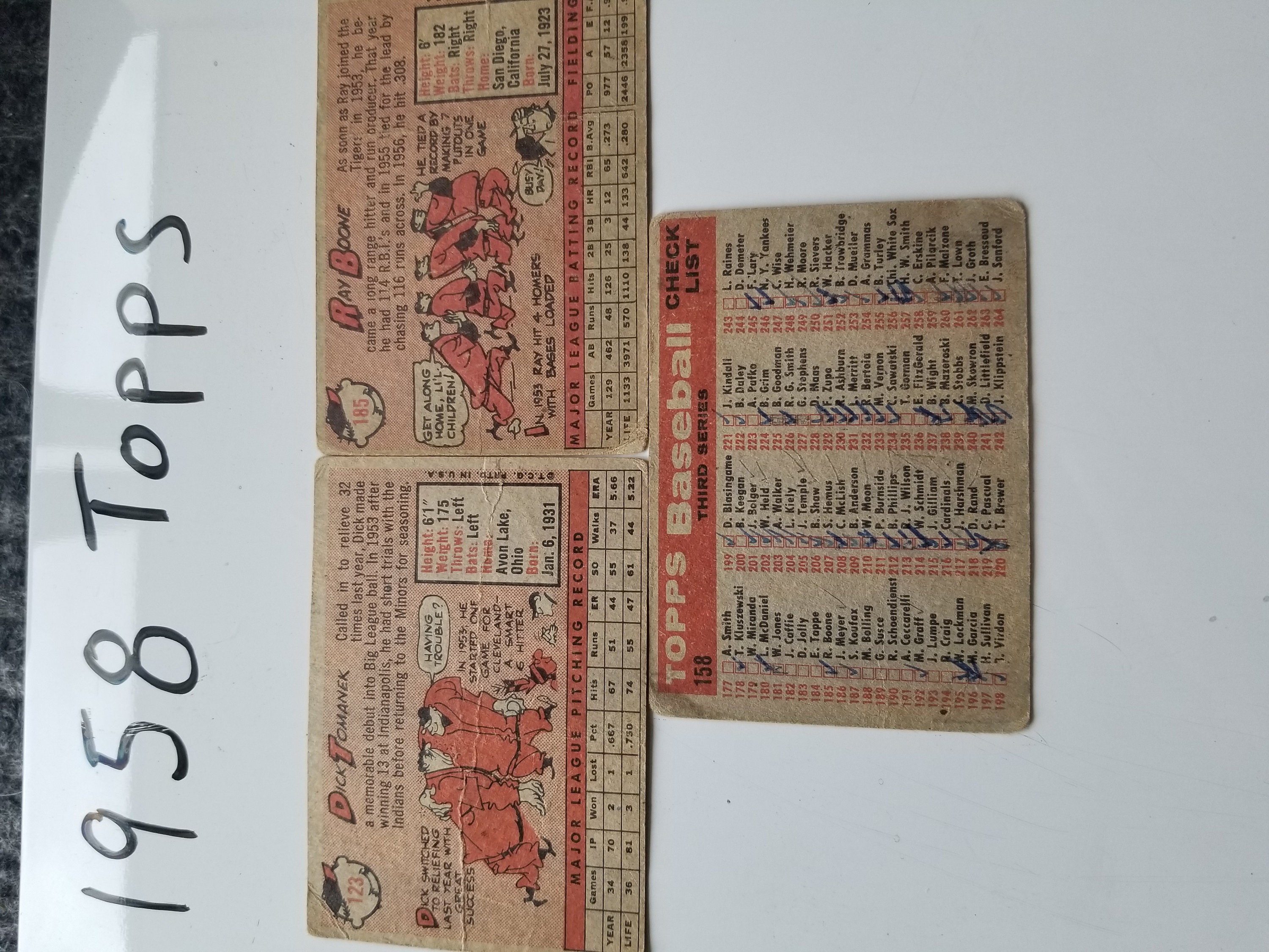 1958 Topps Baseball Cards - Etsy