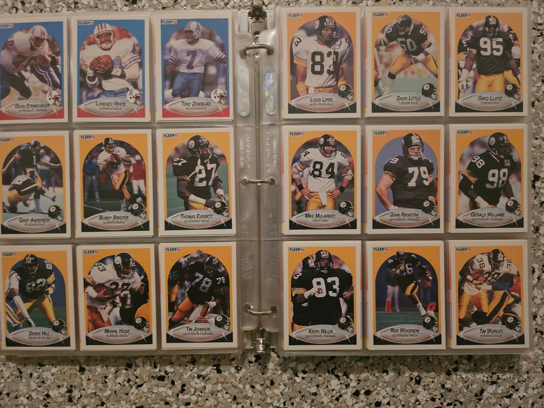 1990 Fleer Football Complete Set - Etsy