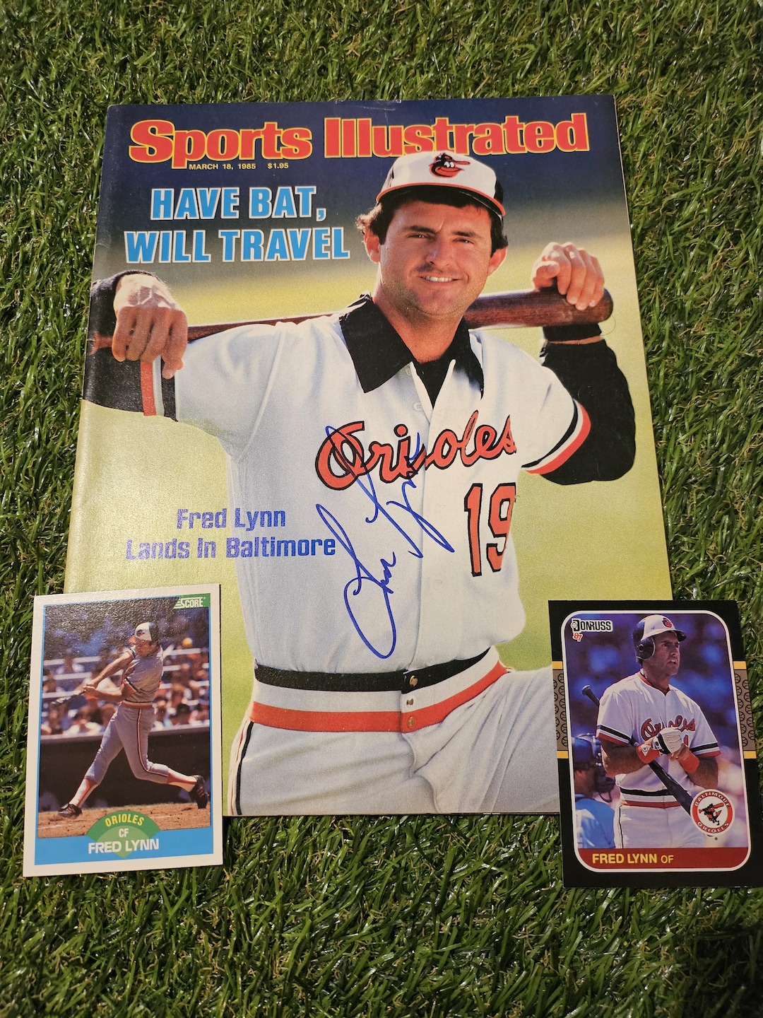 Sports Illustrated Magazine Signed by Fred Lynn - Etsy