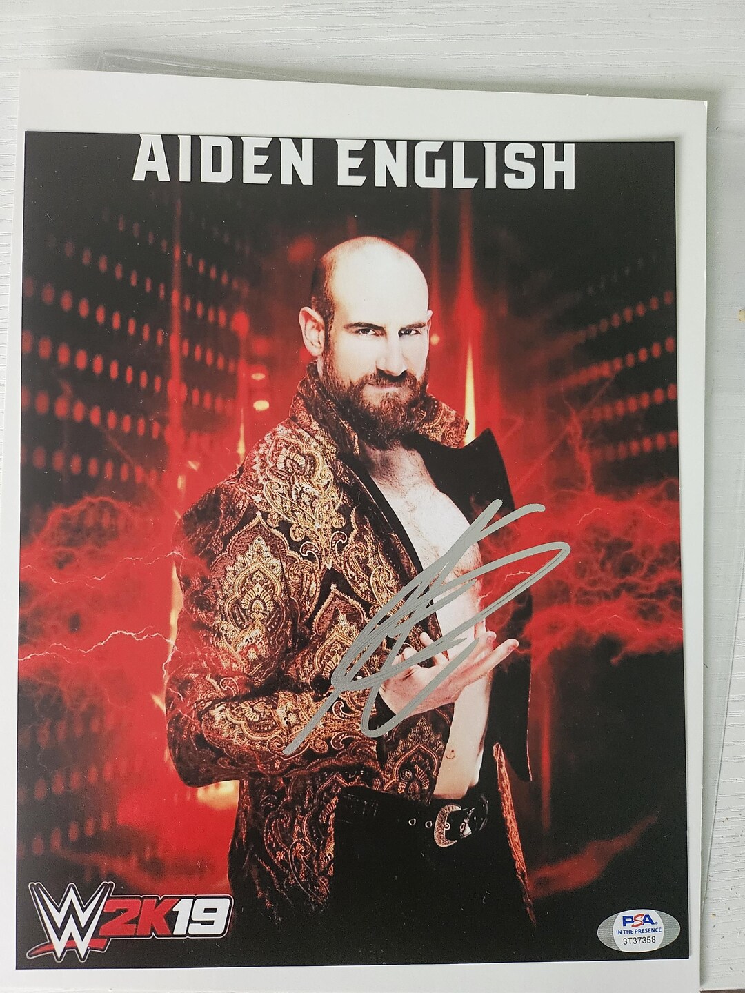 Autographed 8x10 Photo of Aiden English - Etsy