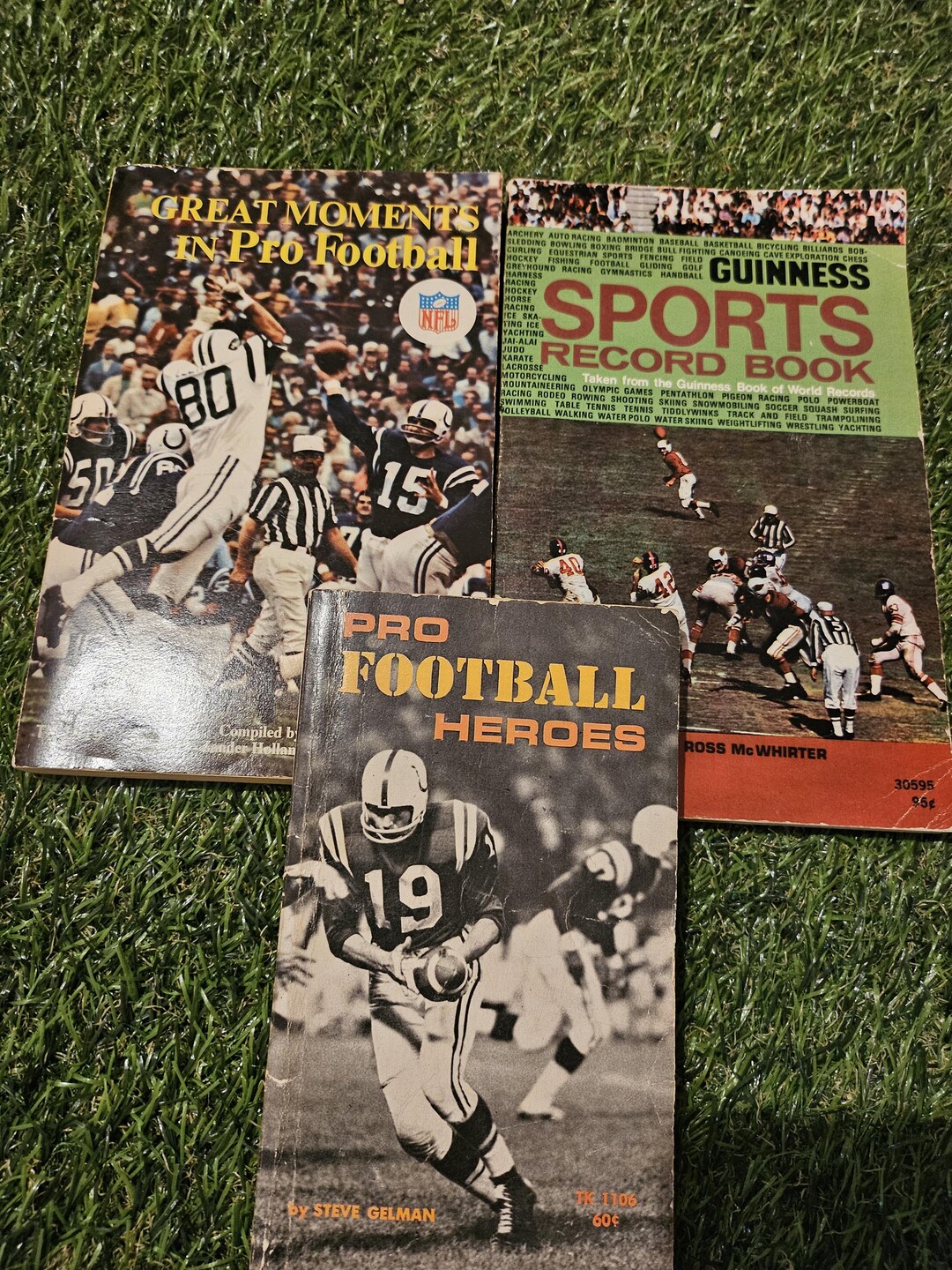 3 Vintage Football Books - Etsy