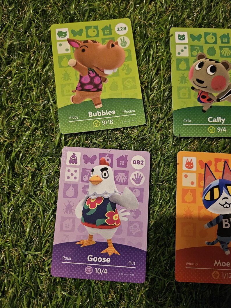Animal Crossing Amibo Cards - Etsy