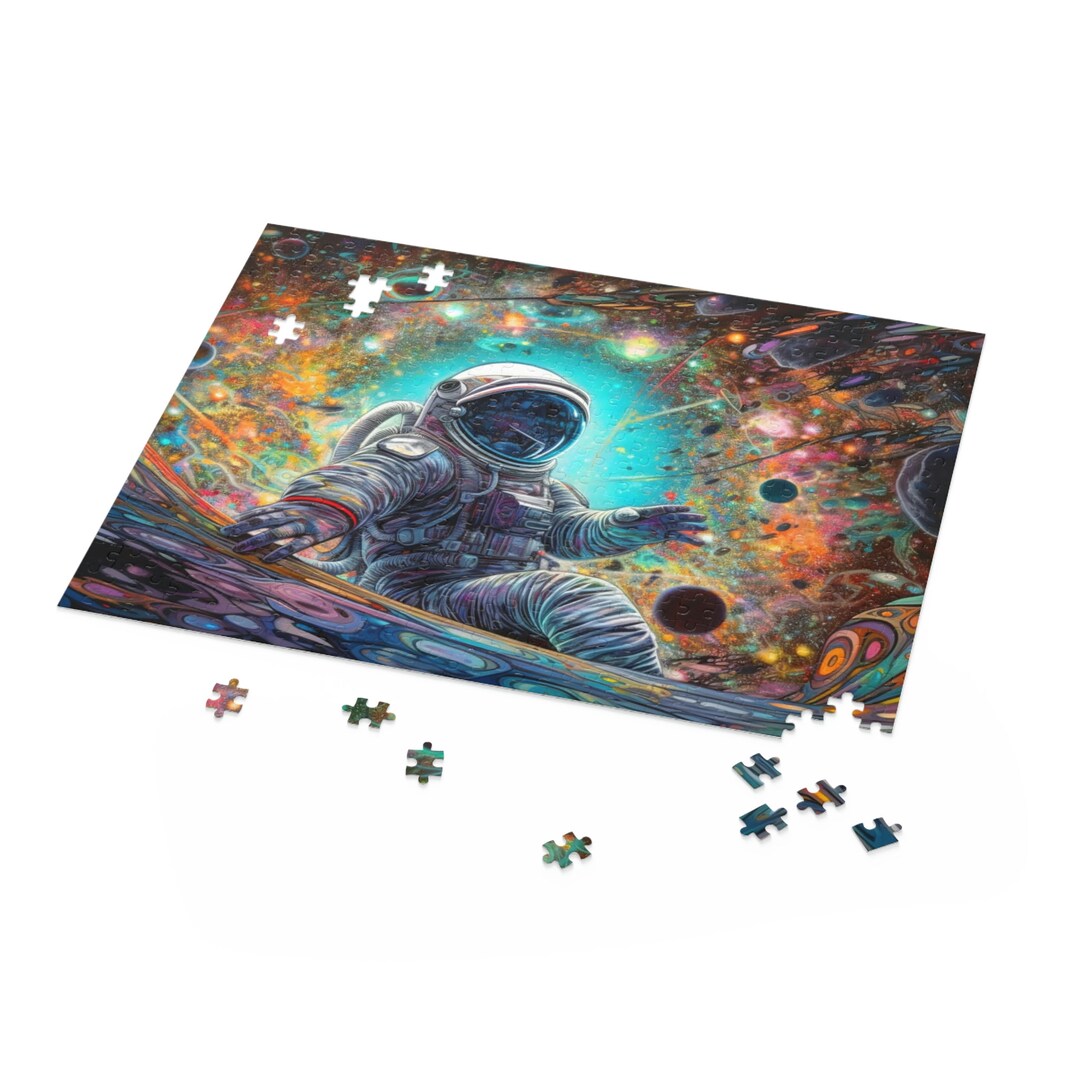 Spaceman on a Visionary Mission Puzzle (120, 252, or 500 Pieces ...