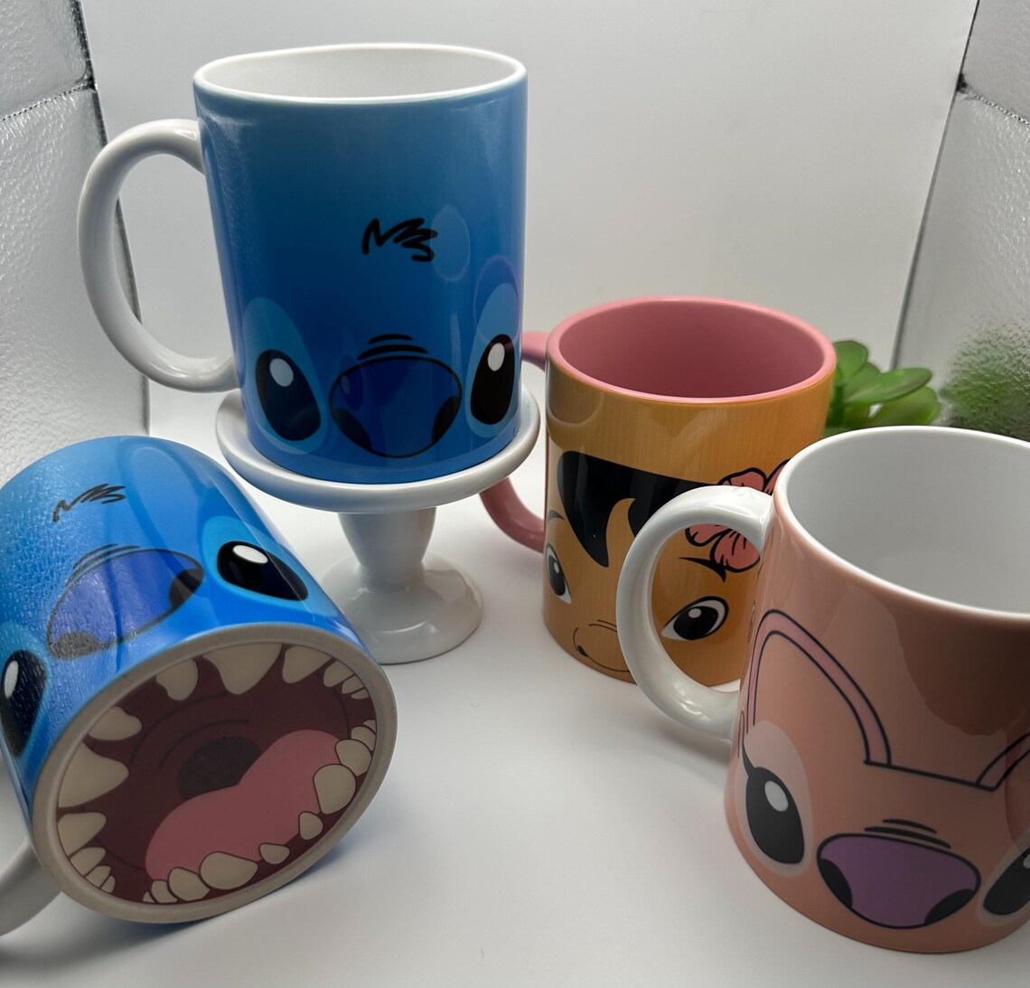 11oz or 15oz Coffee/tea/hot Choc Cup With Matching Coaster, Cartoon ...