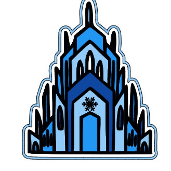 Frozen Castle Svg - Etsy Australia