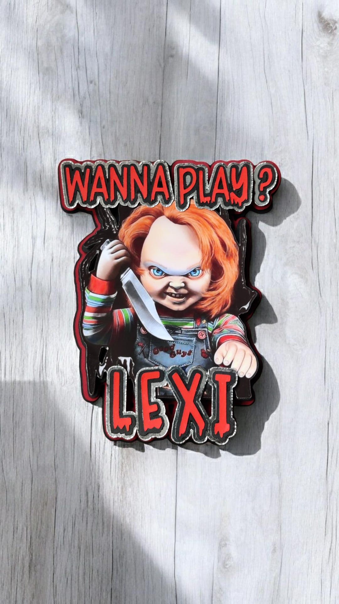 Chucky Doll Cake Topper - Etsy UK