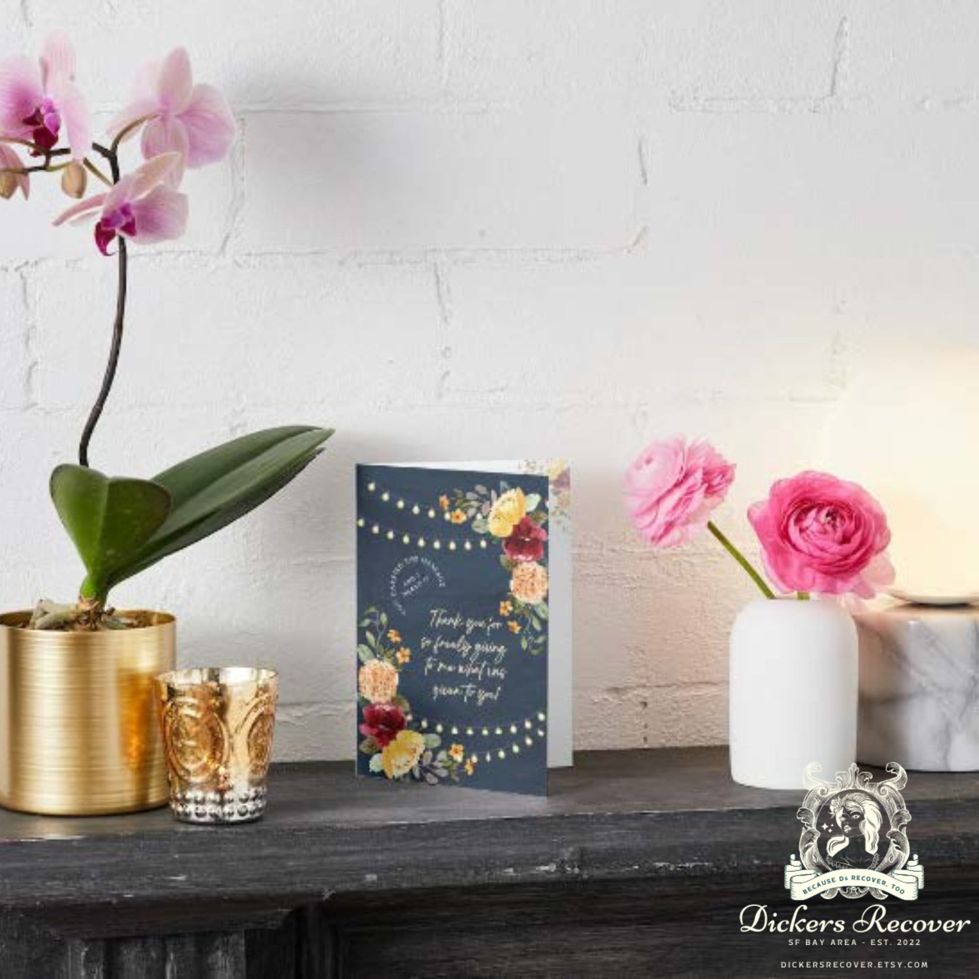 12 Step Recovery Thank You Card - Greeting Card for Anonymous Rooms ...