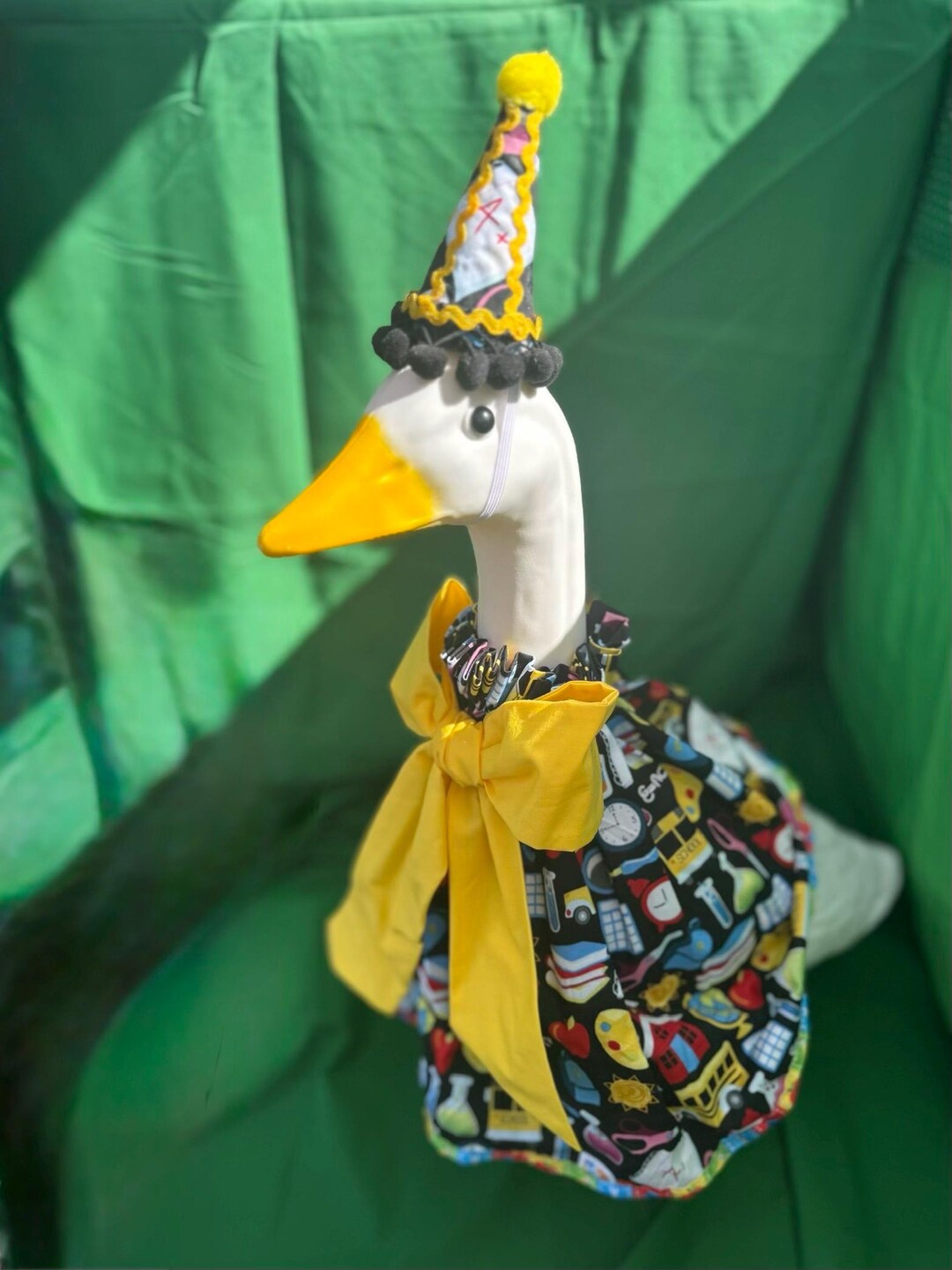 Porch Goose Outfit, Classroom, Teacher Gift Bow Dress and Pompom Hat - Etsy