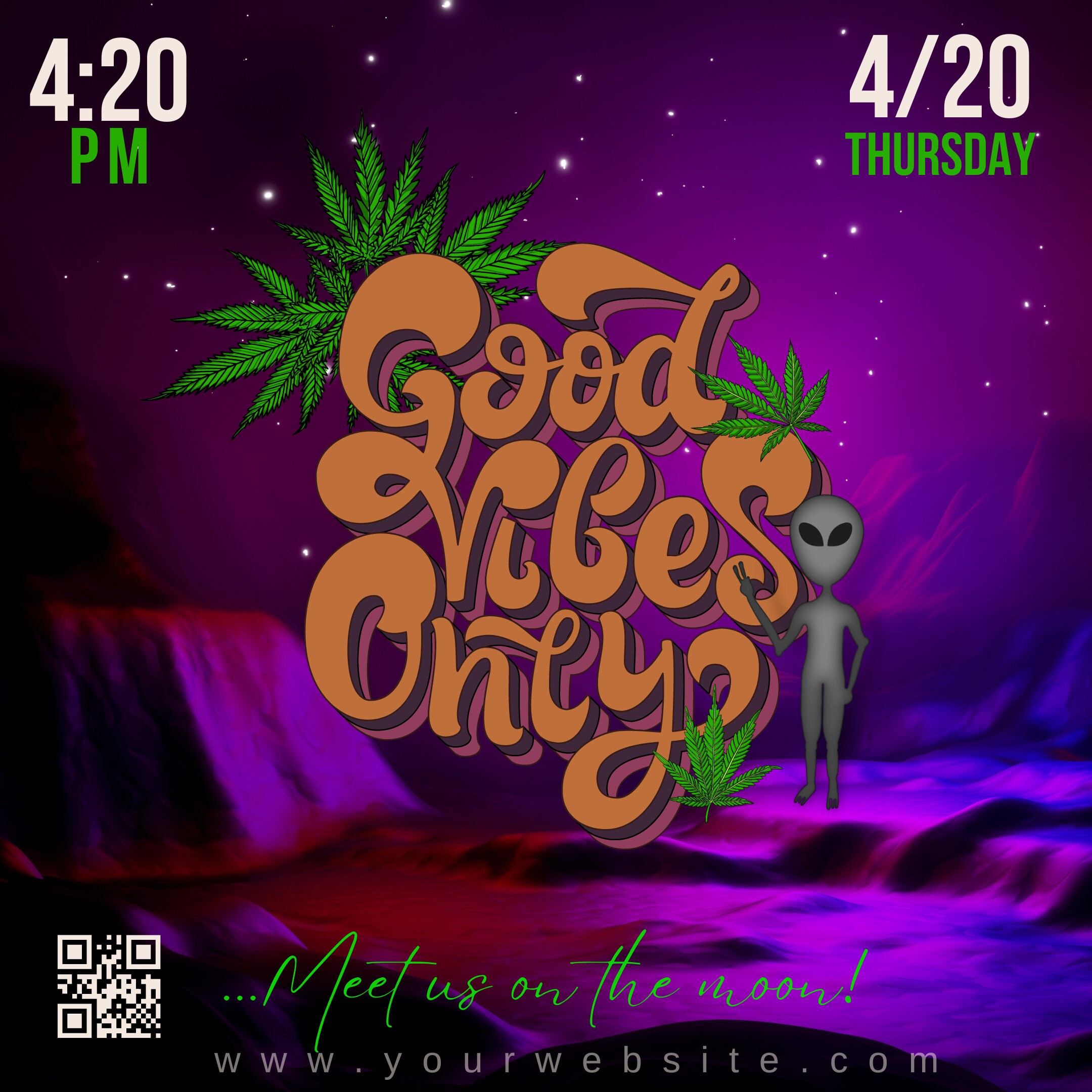 420 Party Flyer , 420 Event Flyer, Event Flyer, Cannabis Party Flyer ...