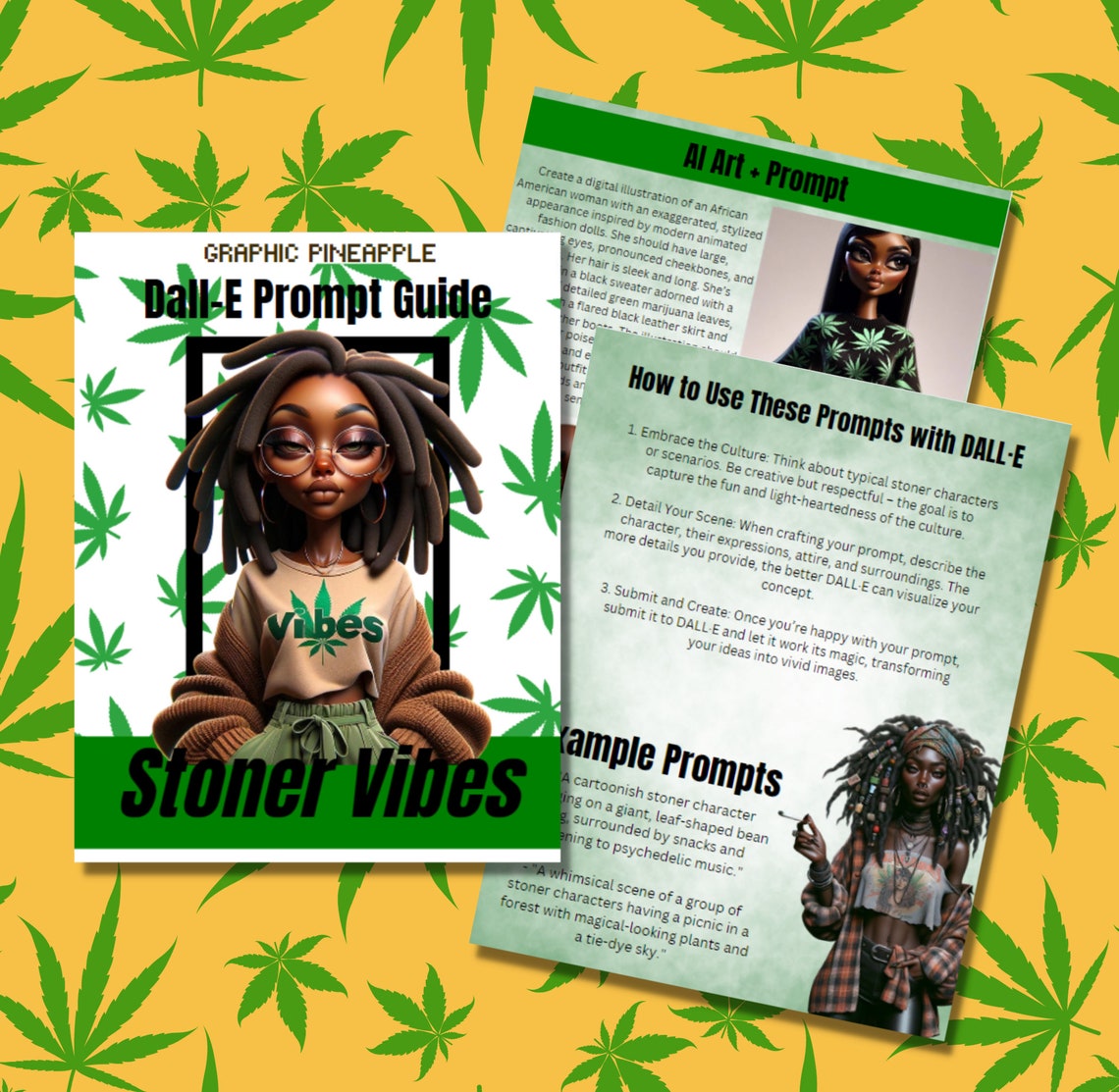 420 Prompt Guide, Stoner Prompt Guide, Marijuana Prompt Guide, Dalle ...