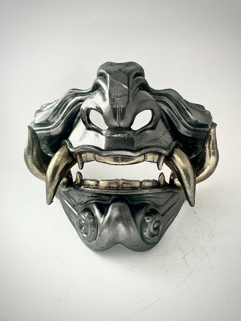 Japanese Menpo Oni Samurai Mask *made to Order* - Etsy