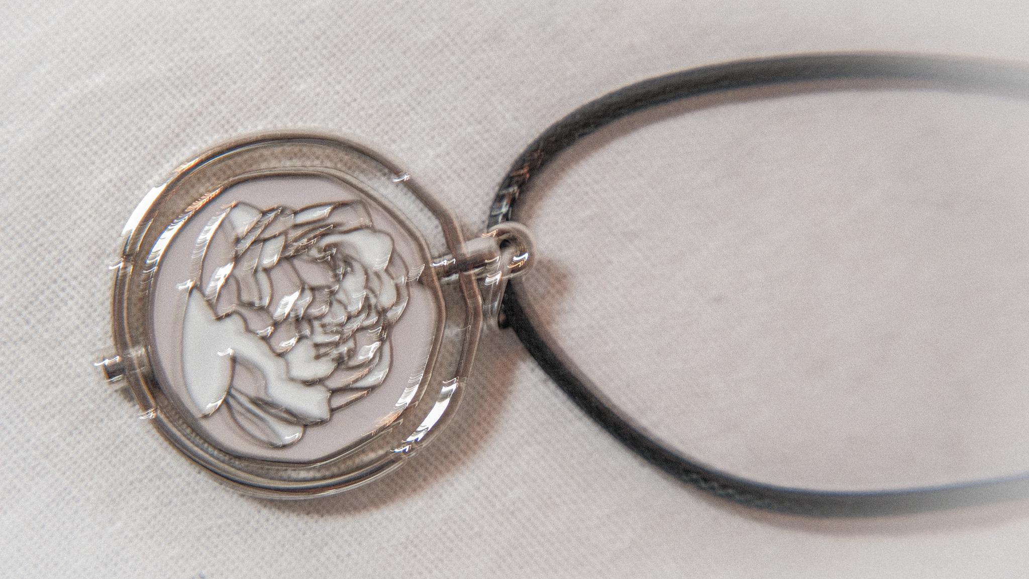Arcane Interactive Rose Pendant (powder/ekko Necklace) - Etsy