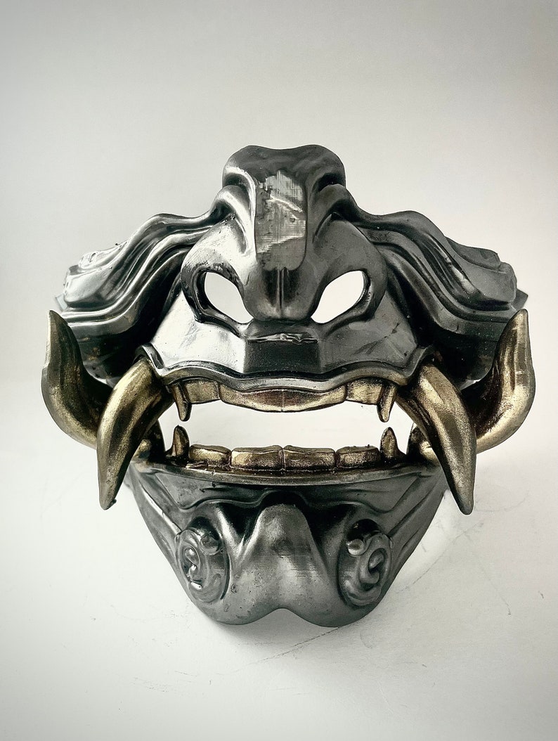 Japanese Menpo Oni Samurai Mask *made to Order* - Etsy