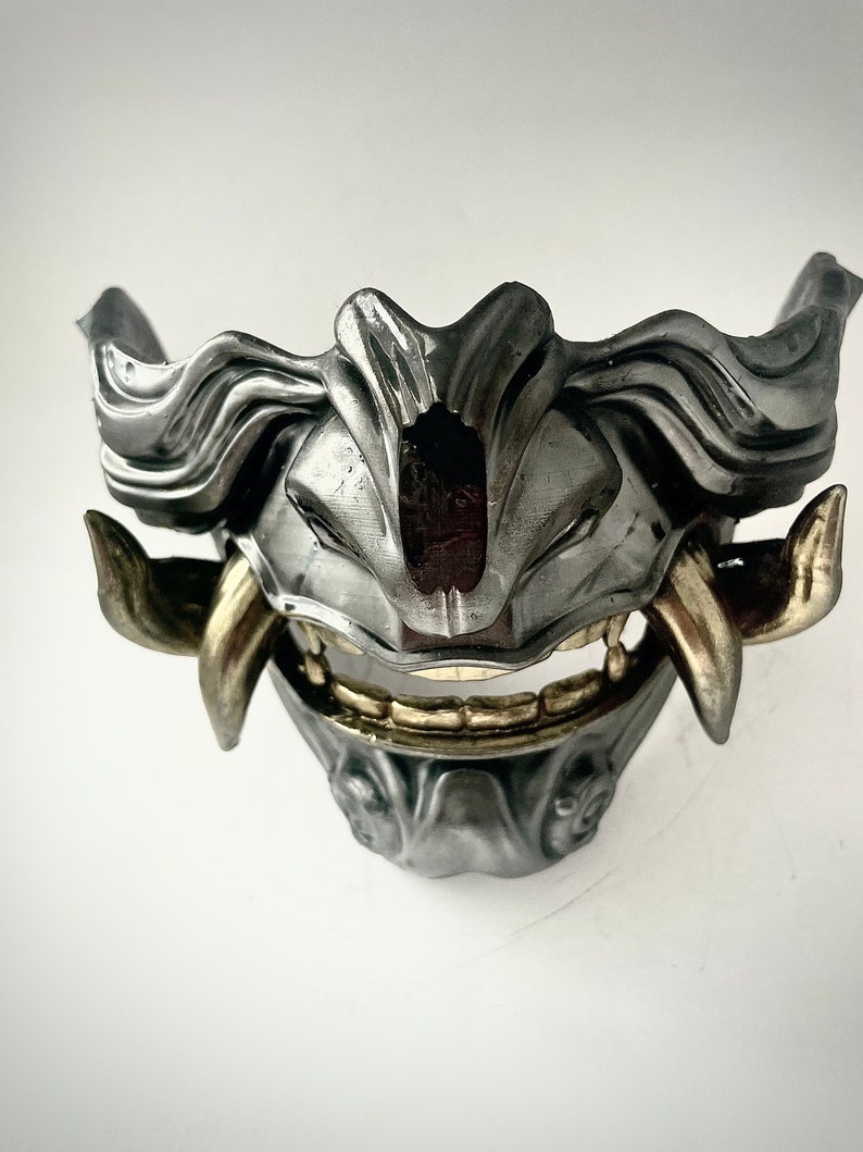 Japanese Menpo Oni Samurai Mask *made to Order* - Etsy