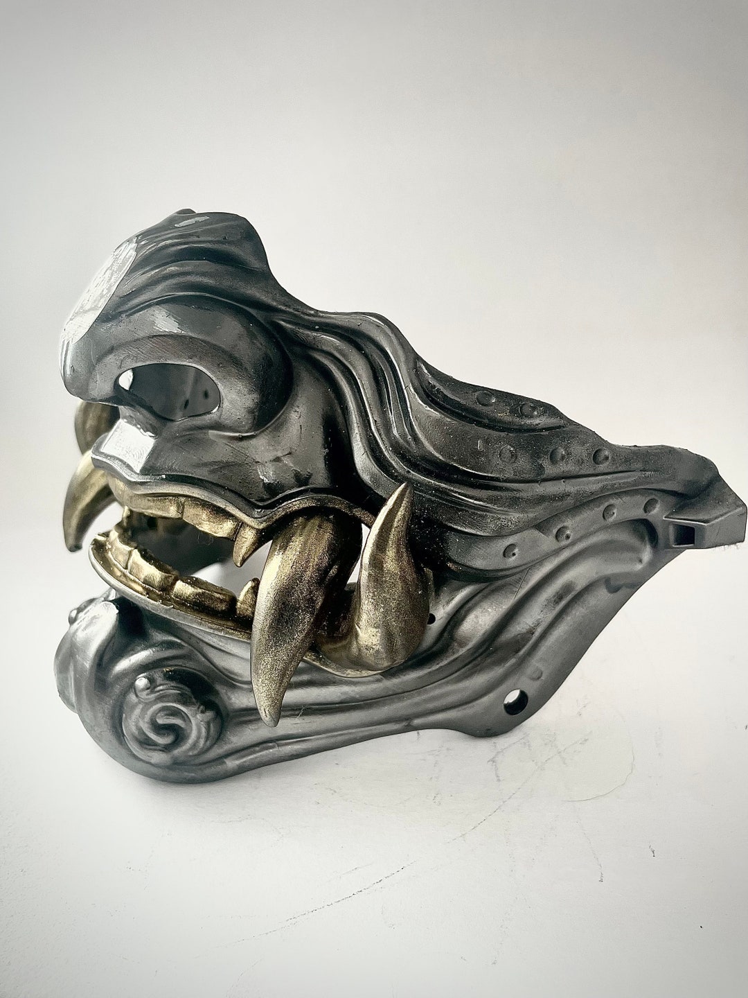 Japanese Menpo Oni Samurai Mask *made to Order* - Etsy