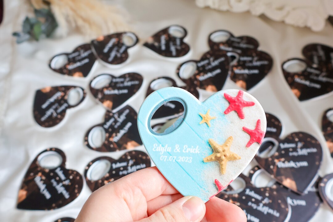 50 Pcs Wedding Favor Magnet, Wedding Souvenir for Guests, Wedding ...