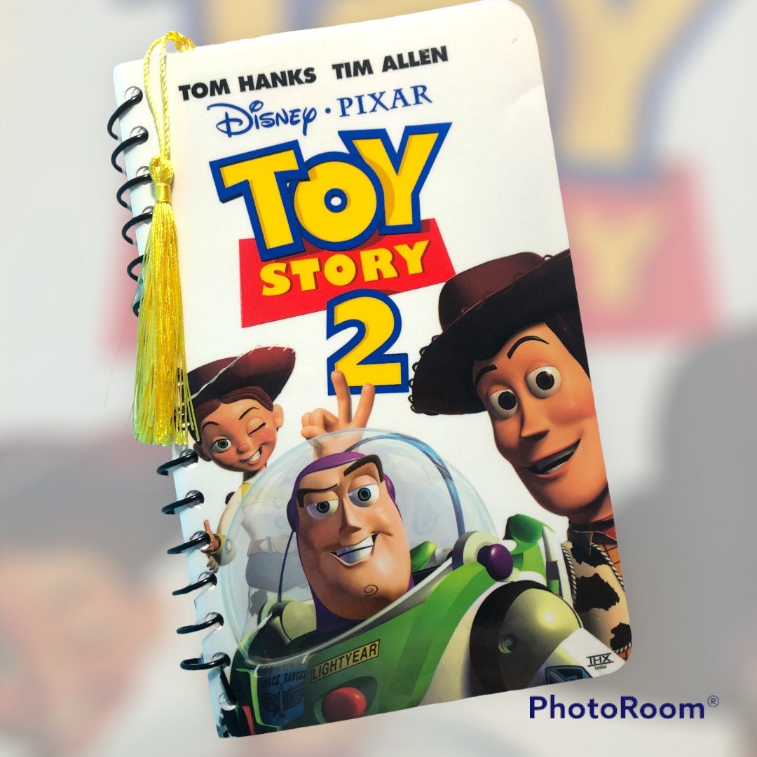 Toy Story 2 Vintage VHS Journal Notebook Disney Autograph Book Lined or ...