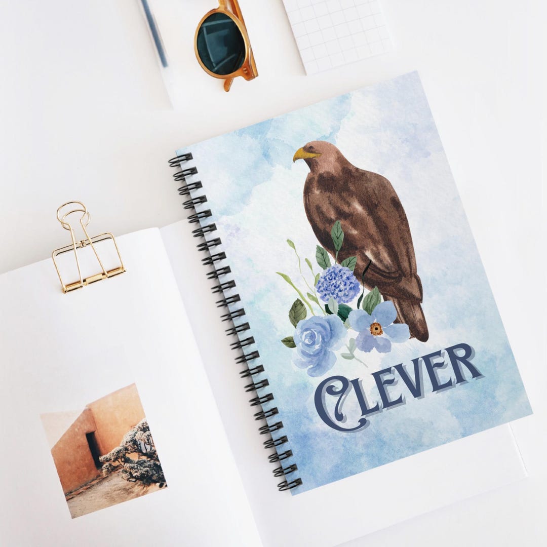 Ravenclaw Eagle Clever Spiral Notebook, Lined Pages, Harry Potter Gift ...