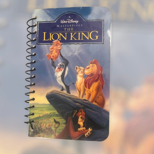The Lion King Vhs Notebook - Etsy