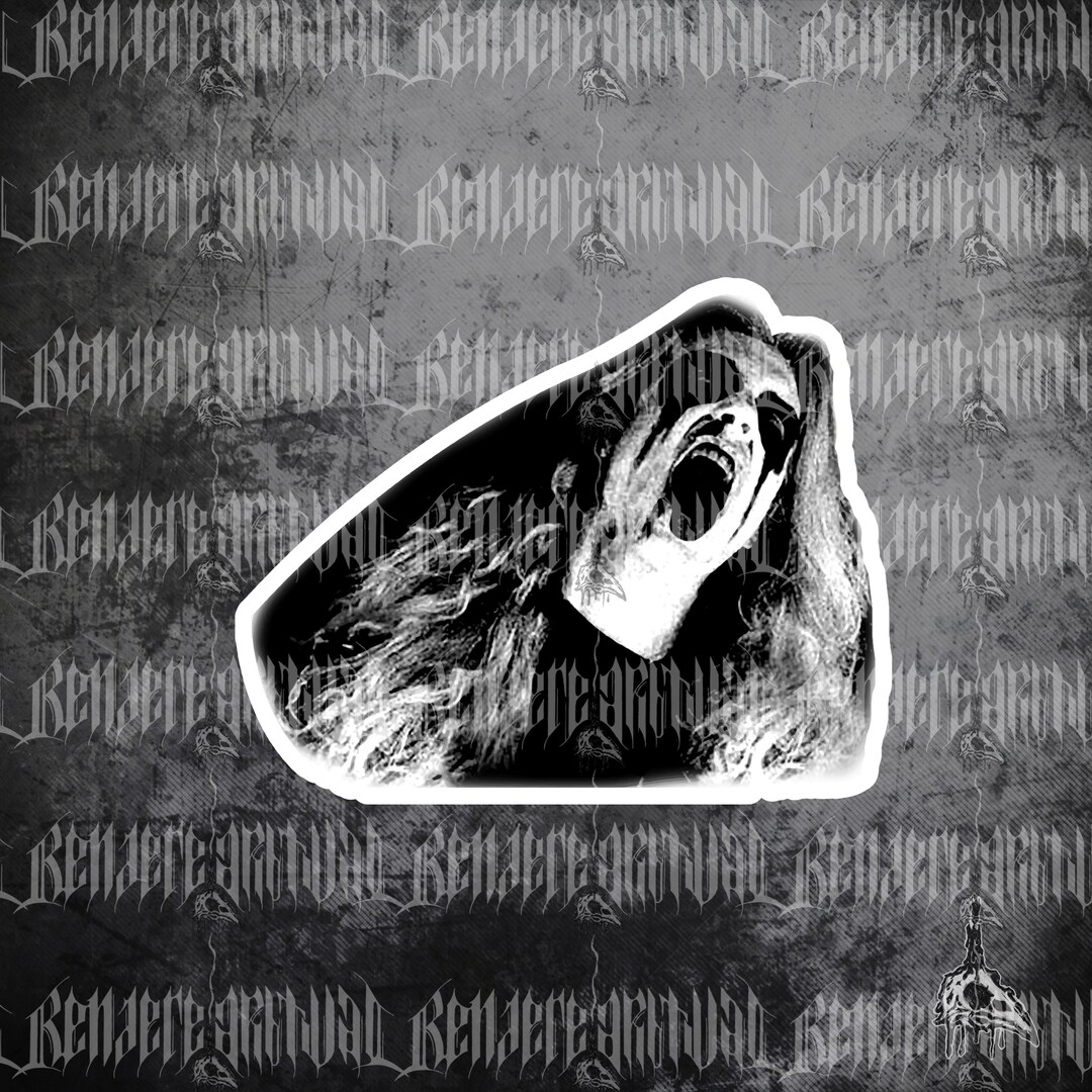 Dead Mayhem Corpse Paint Die Cut Sticker - Etsy