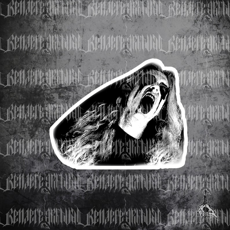 Dead Mayhem Corpse Paint Die Cut Sticker - Etsy