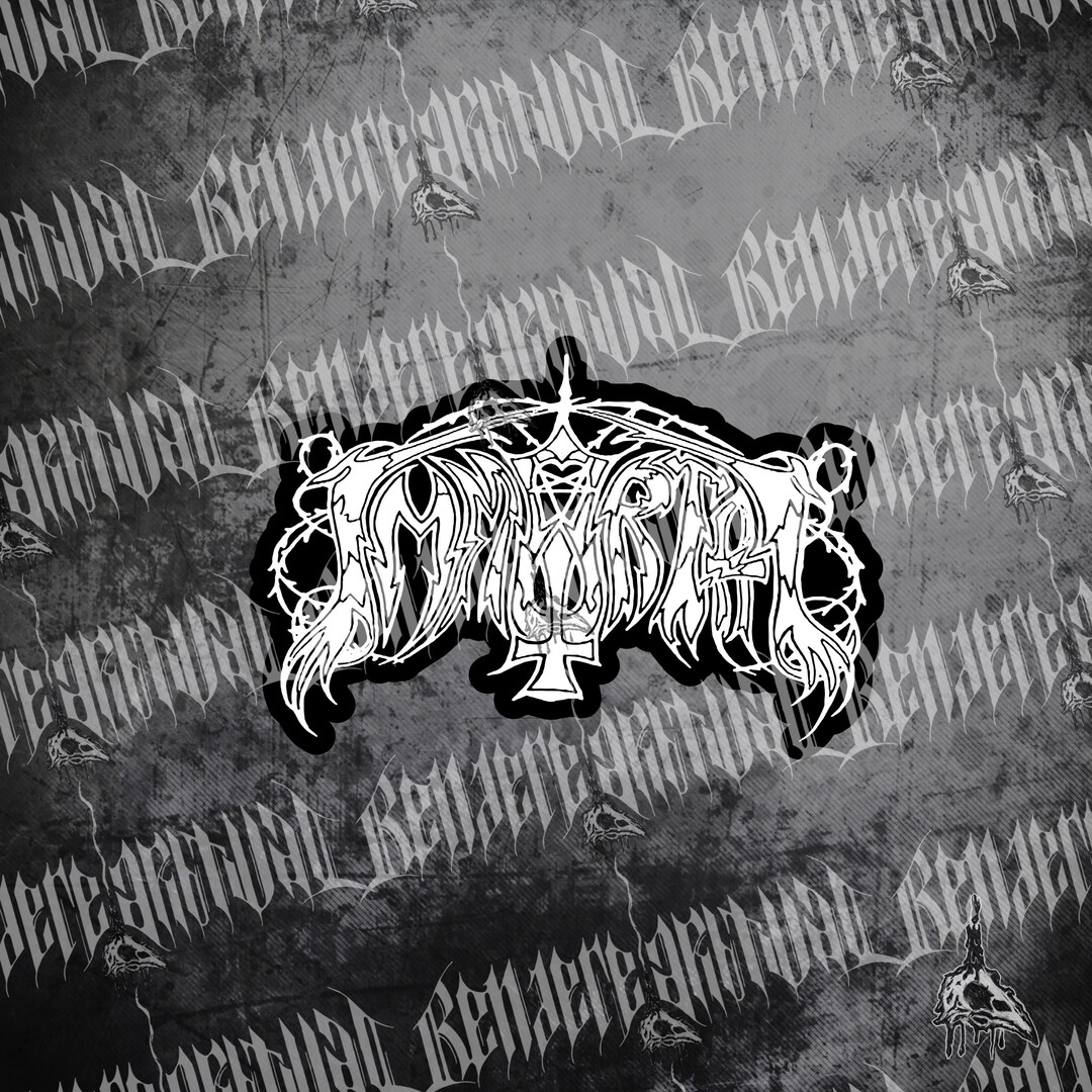 Immortal Black Metal Die Cut Sticker - Etsy