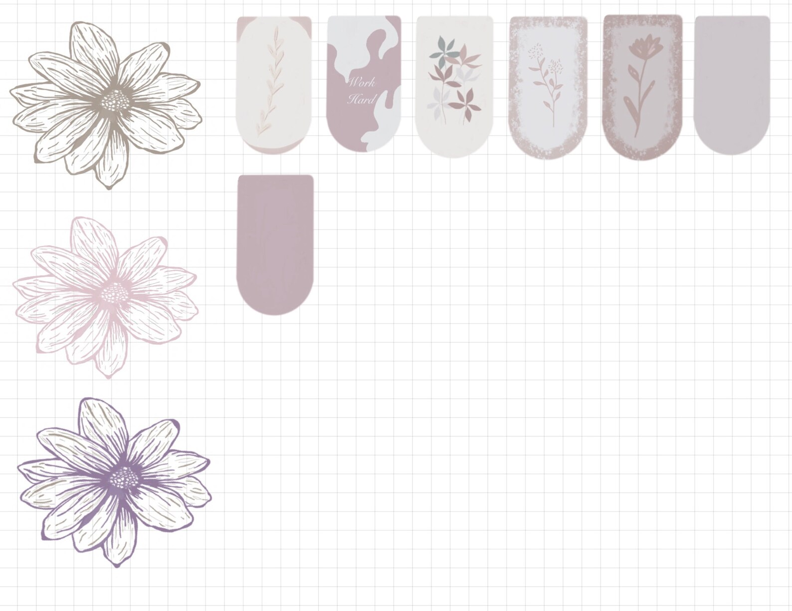 28 Neutral Color Stickers/elements in a Zip File for Goodnotes and ...