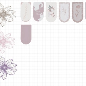 28 Neutral Color Stickers/elements in a Zip File for Goodnotes and ...