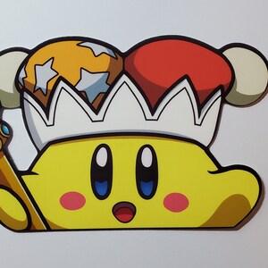 Kirby Powers Peeker Stickers (sleep Kirby, Beam Kirby, Ice Kirby, Ninja ...