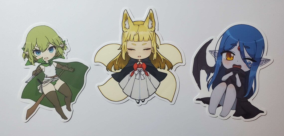 Danmachi Stickers Vol. 1 (bell, Ais, Aisha, Syr, Alise, Haruhime, Naaza ...