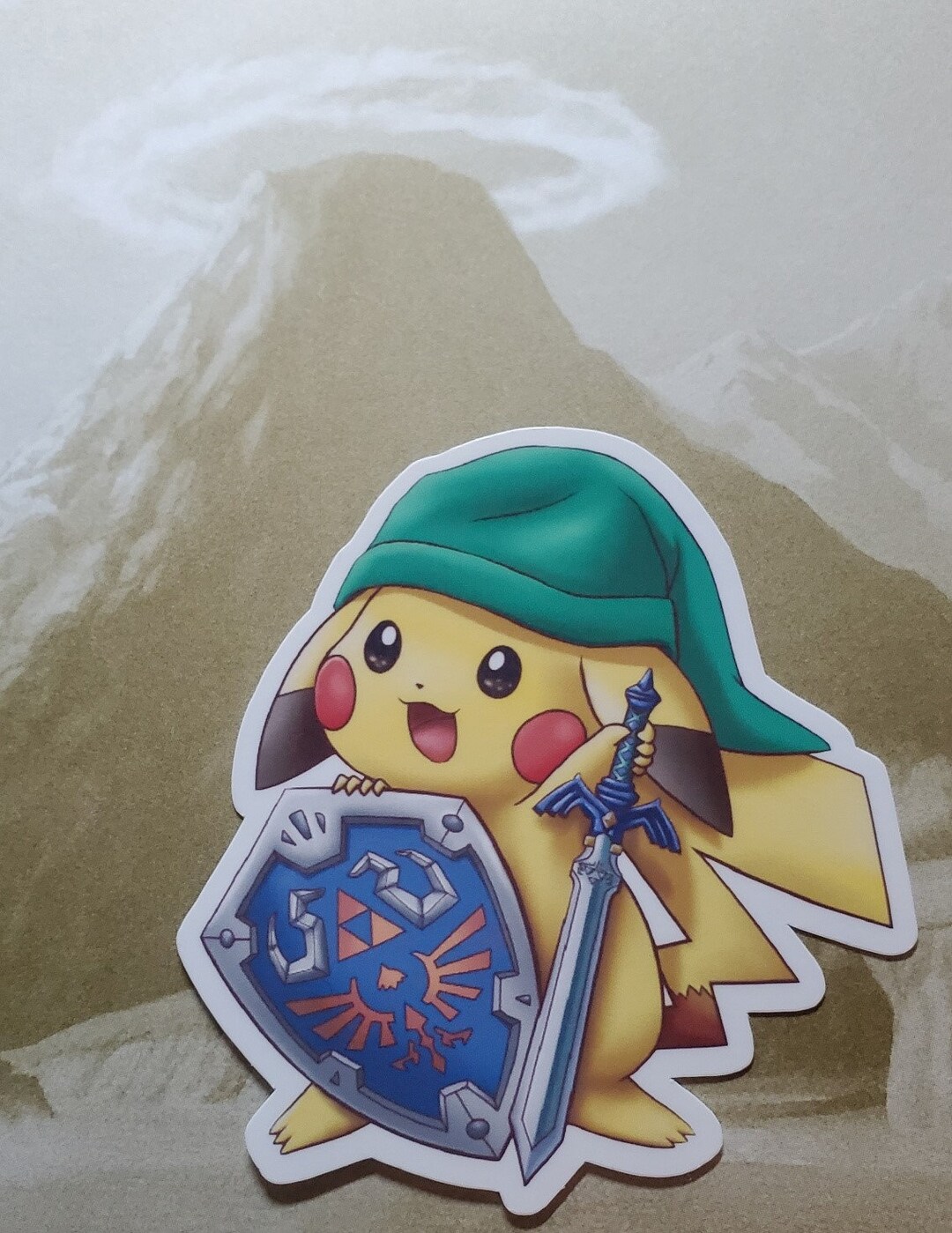 Pikachu Link Outfit Poke Zelda Sticker - Etsy