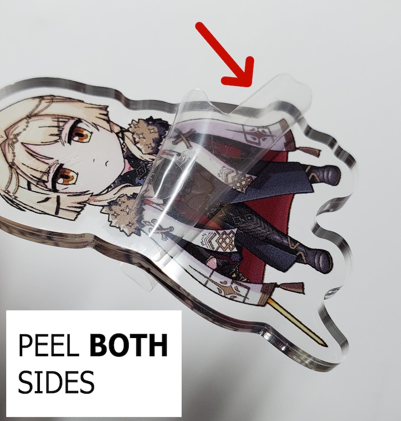 Wolf Girl Holo Drink Pose Anime Keychain - Etsy