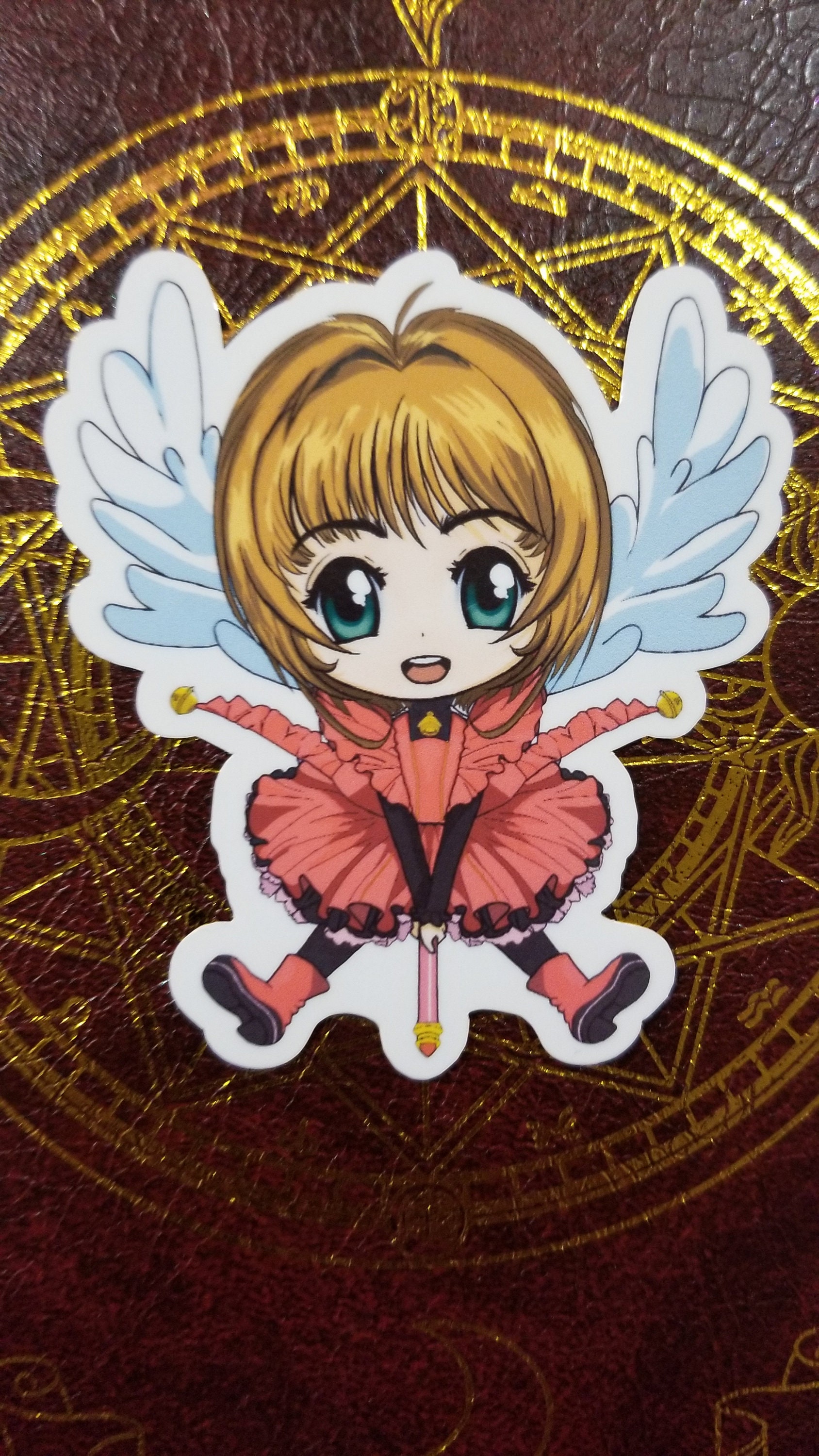 Sakura Anime Sticker Magical Girl - Etsy