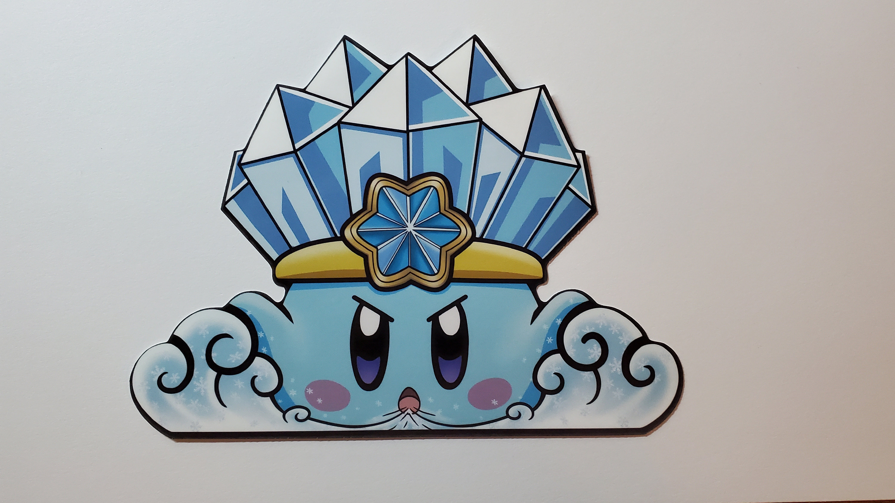 Kirby Powers Peeker Stickers sleep Kirby, Beam Kirby, Ice Kirby, Ninja ...