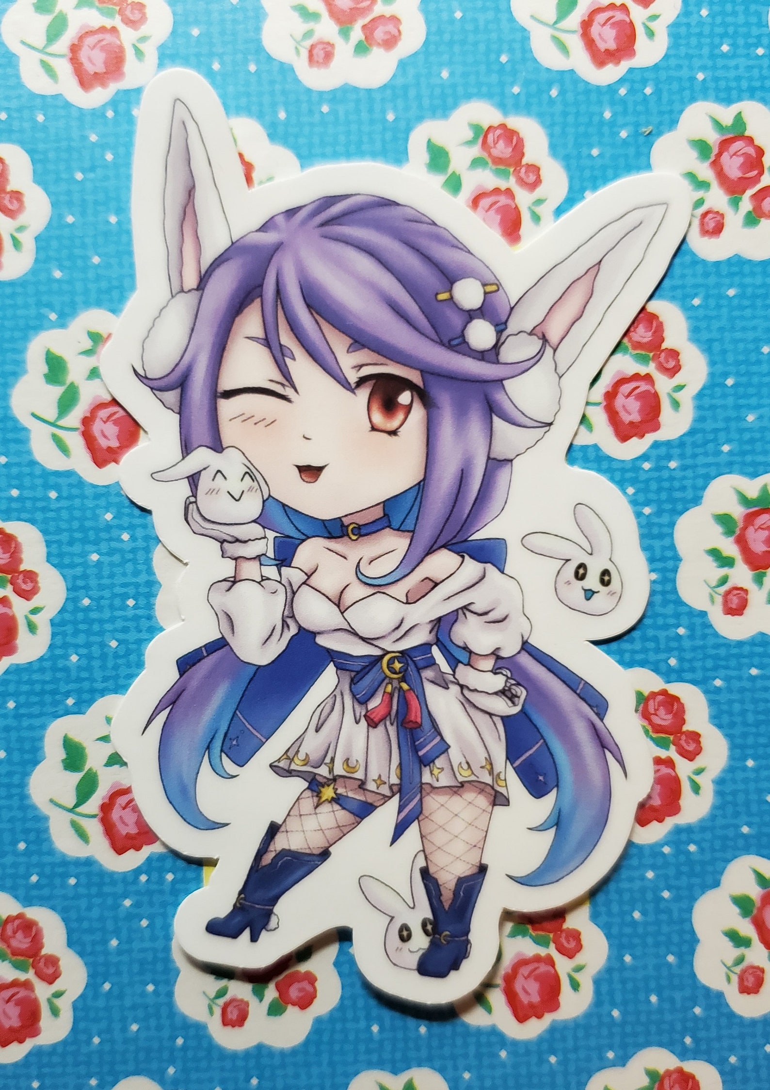 Epic 7 Vol. 2 Stickers navy Captain Landy, Moon Bunny Dominiel, Sylvan ...