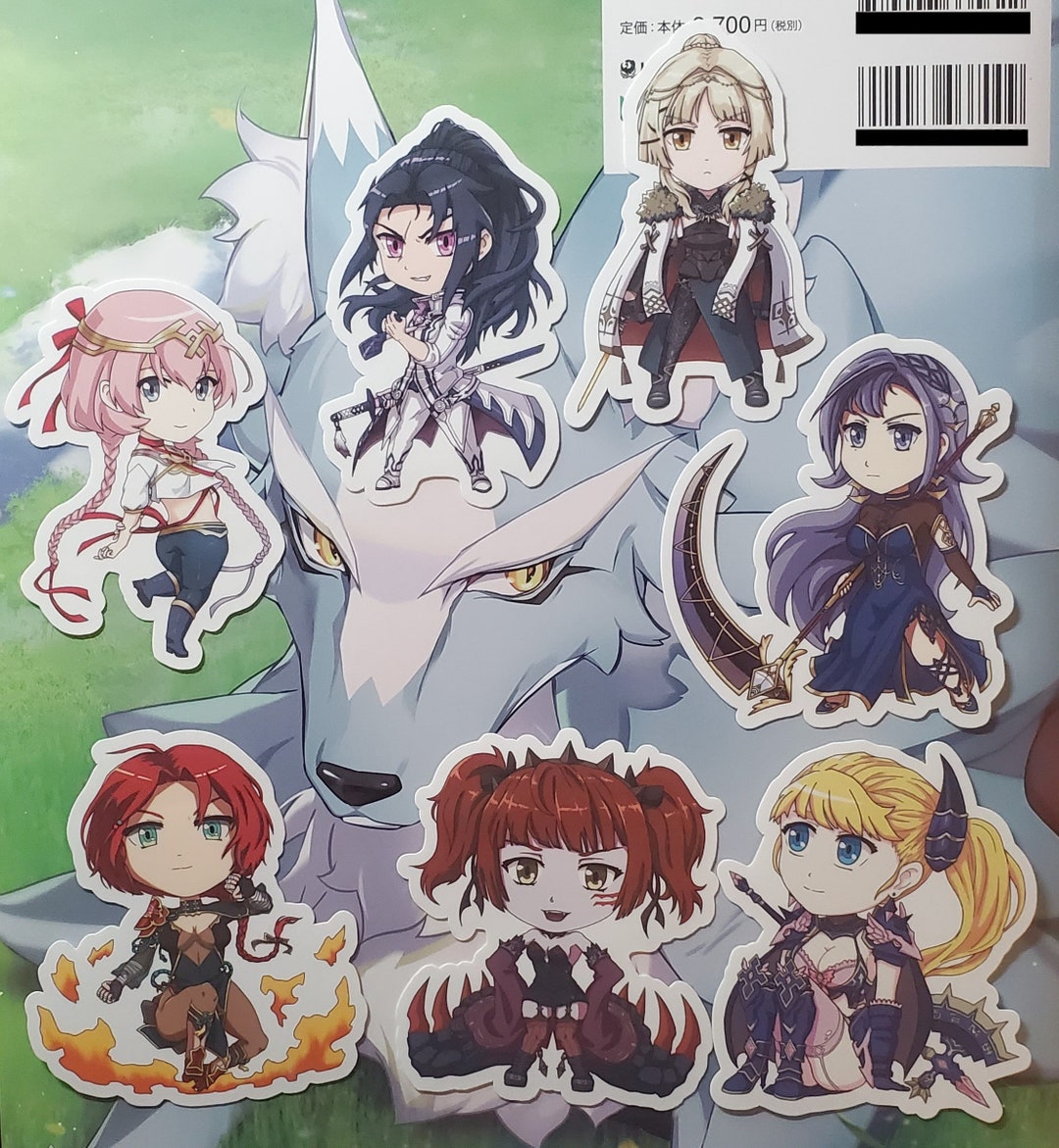 Epic 7 Vol. 1 Stickers (tenebria, ML Lilias, Kise, ML Vildred, Carmainerose, Lorina, Hwayoung ...