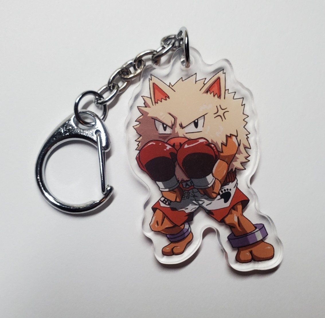 Hajime No Primeape (boxing Anime X Poke) Keychain - Etsy