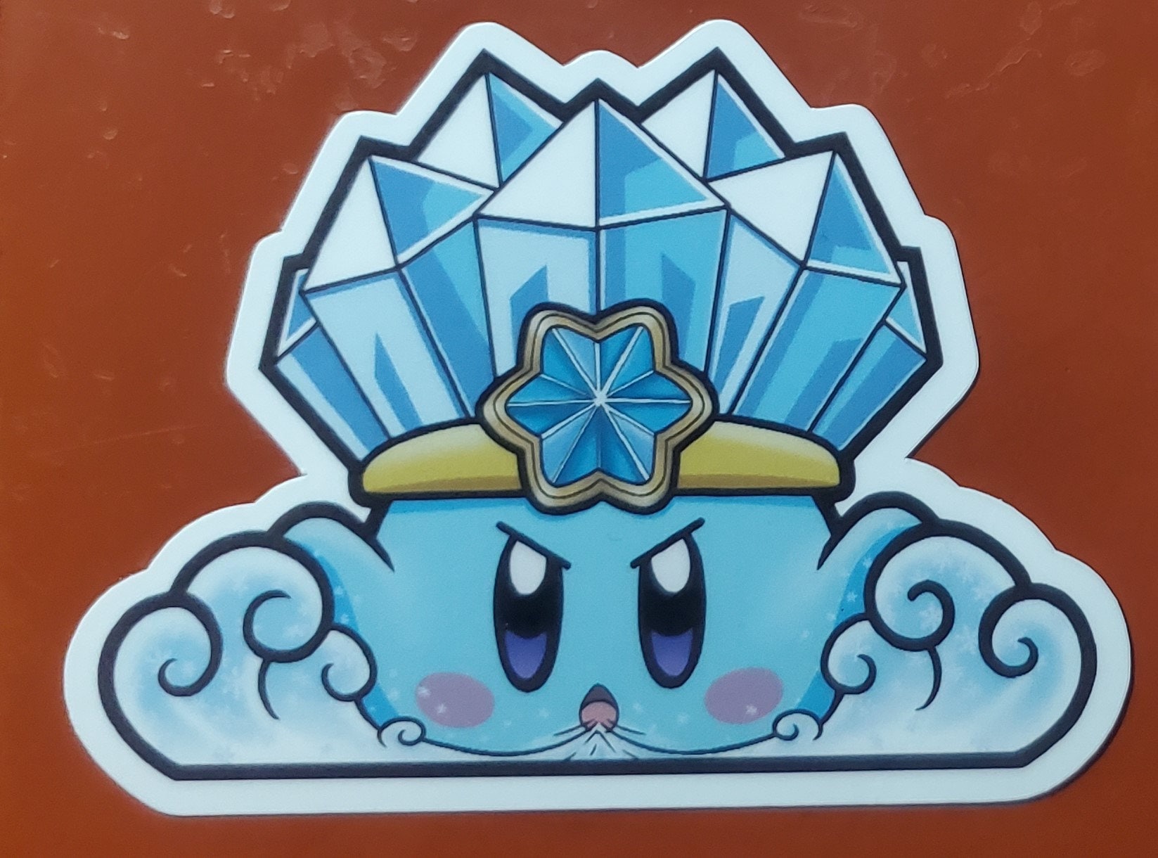 Kirby Powers Peeker Stickers sleep Kirby, Beam Kirby, Ice Kirby, Ninja ...