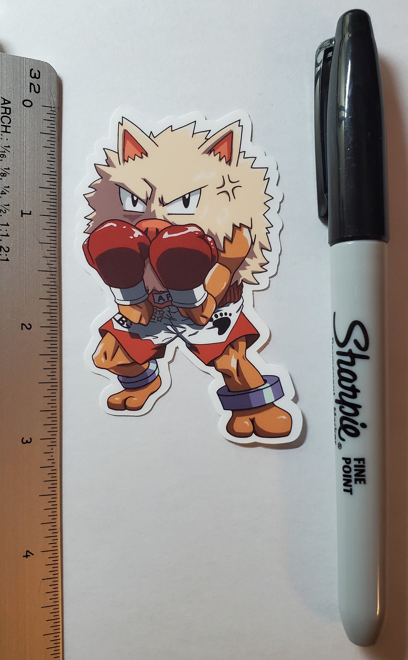 Hajime No Primeape boxing Anime X Poke Sticker - Etsy