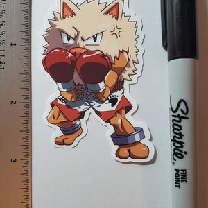 Hajime No Primeape (boxing Anime X Poke) Sticker - Etsy