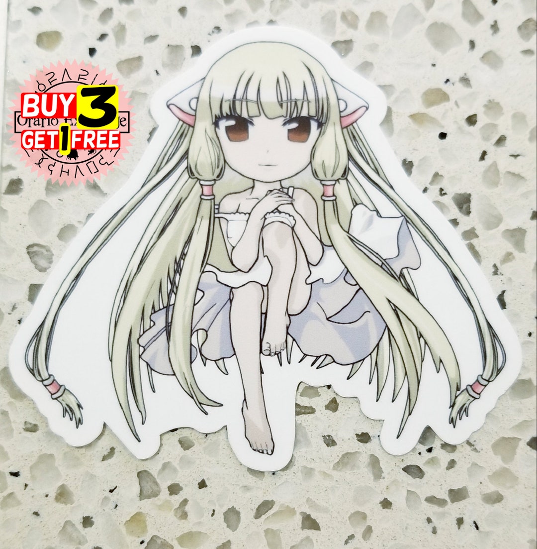 Chii Anime Girl Sticker - Etsy