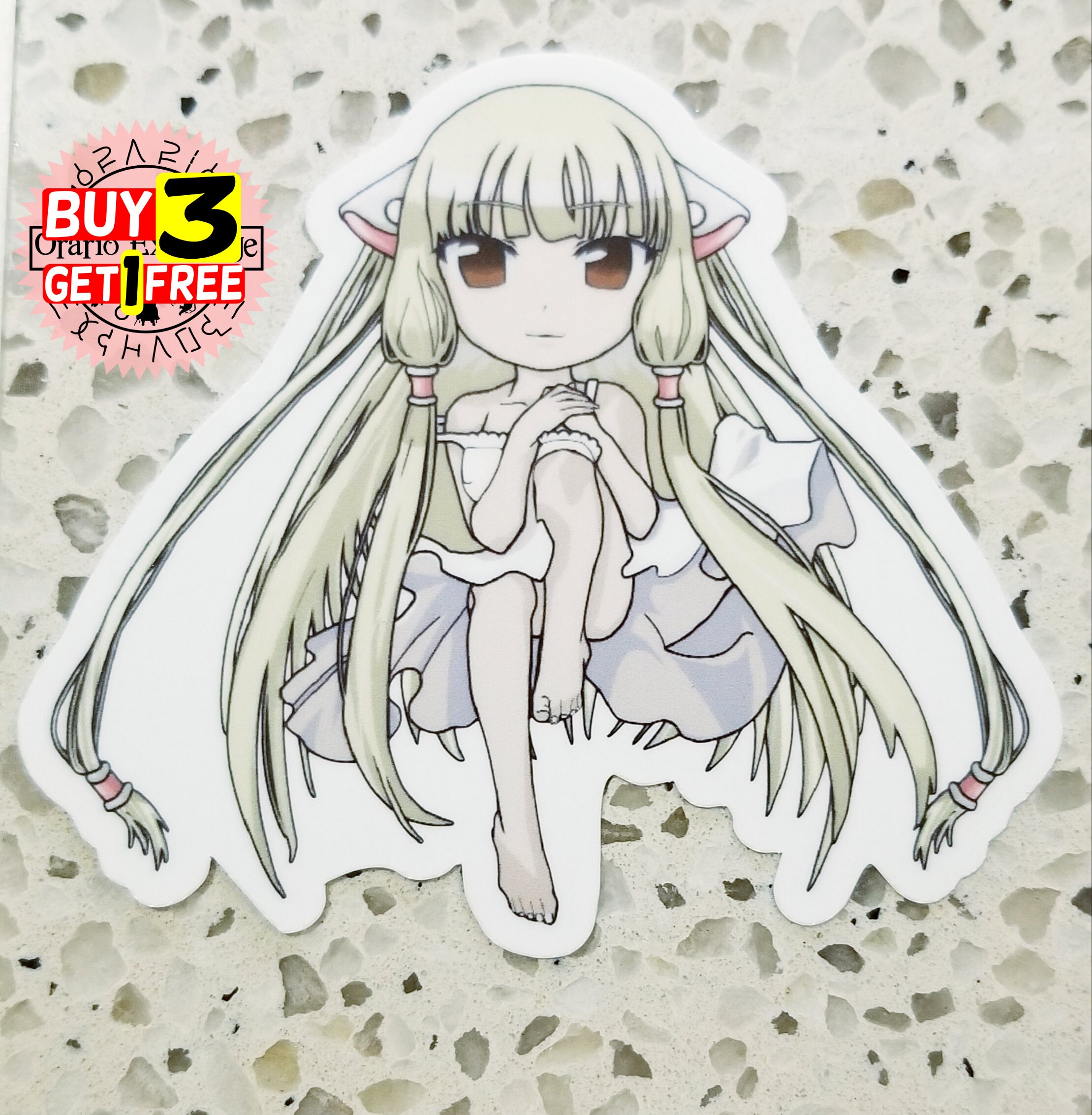 Chii Anime Girl Sticker - Etsy