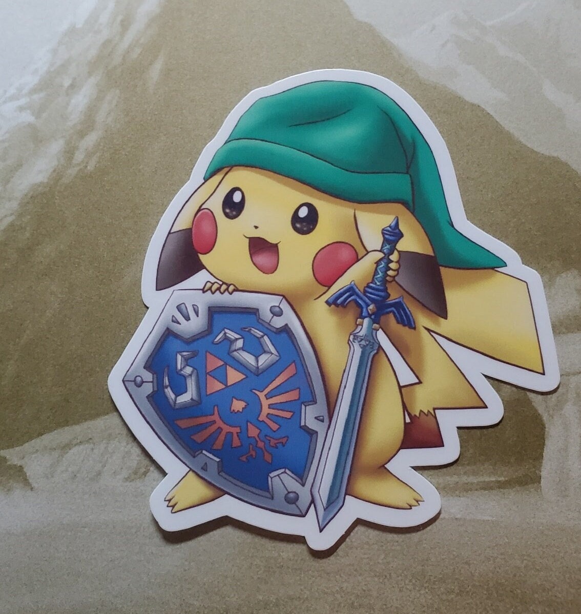 Pikachu Link Outfit Poke Zelda Sticker - Etsy