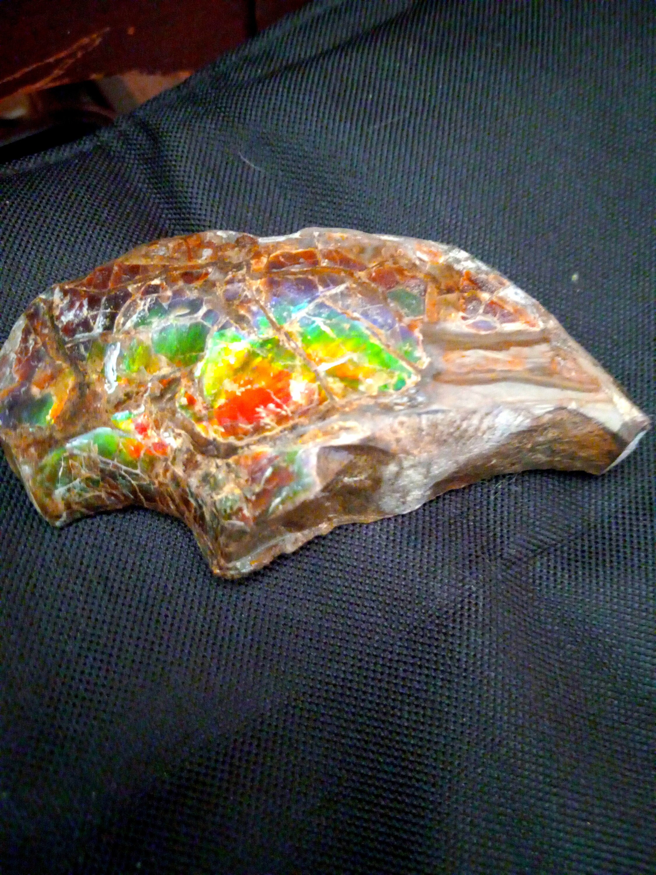 Natural Canadian Ammolite Gemstone Rough Double Sided - Etsy