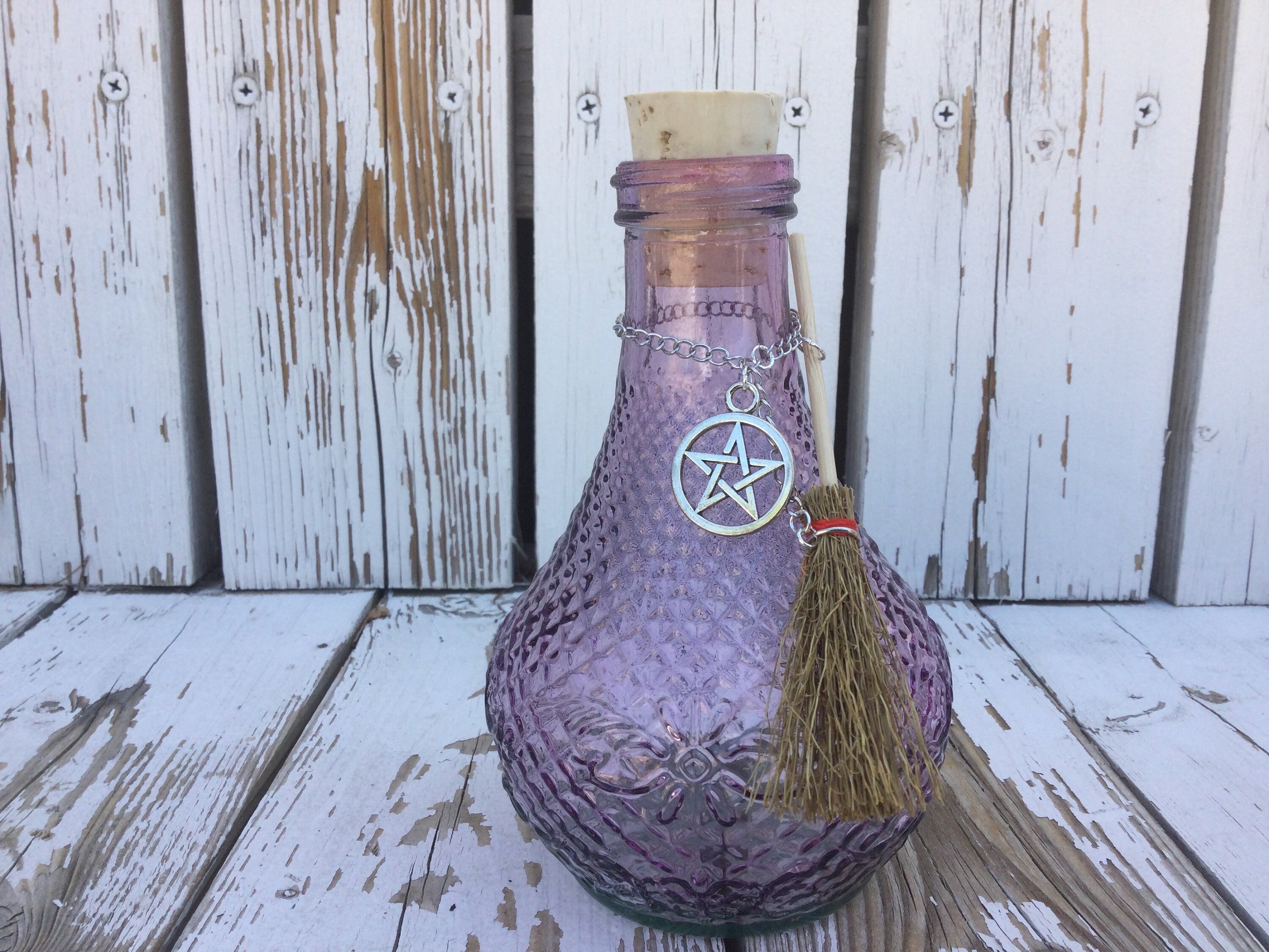 Potion Bottles, Witch Bottle, Witch Broom, Moon Water Bottle, Hand ...