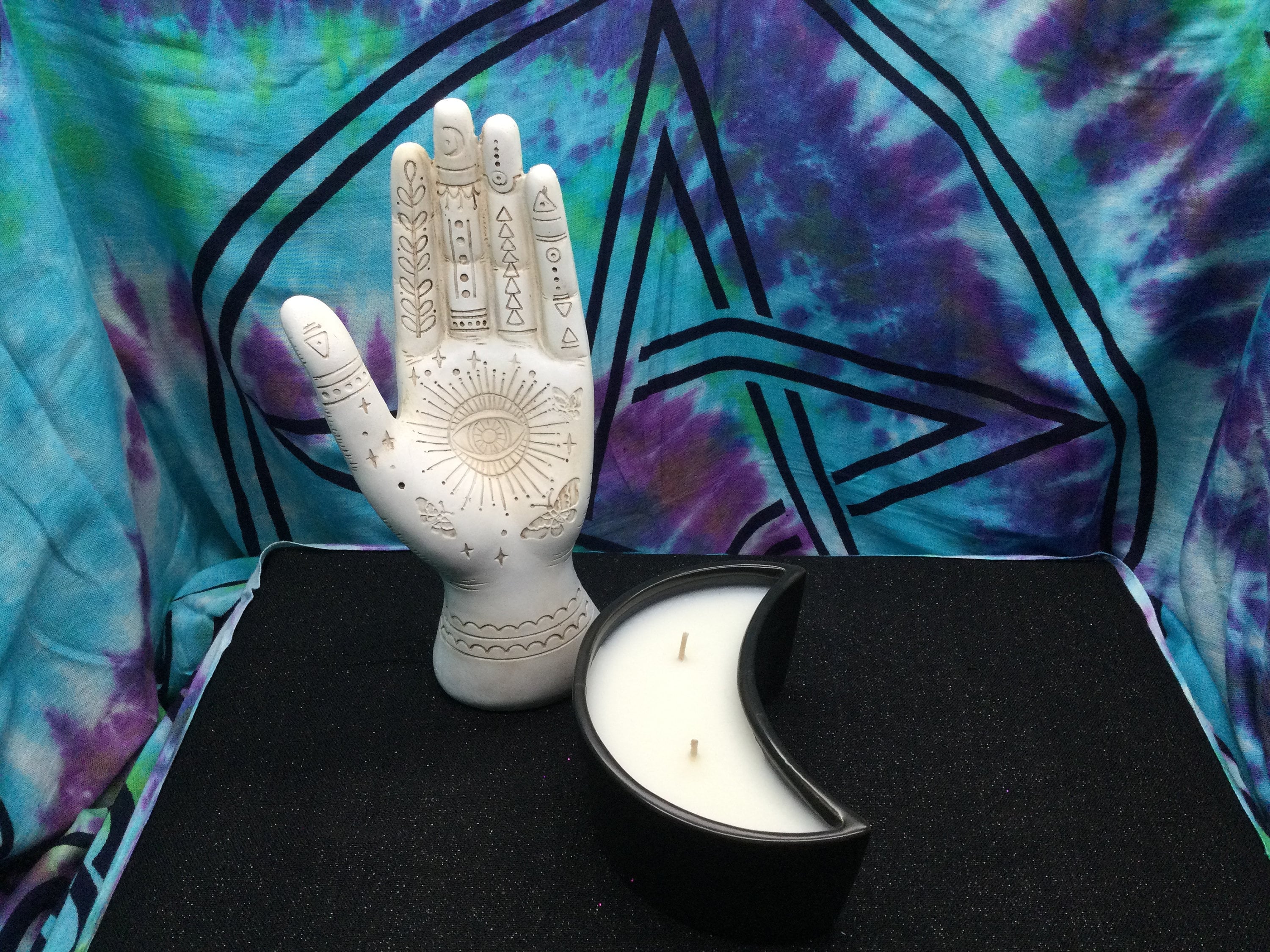 Moon Candle, Moon Phases, Ritual Candle,halloween Decor, Gothic ...