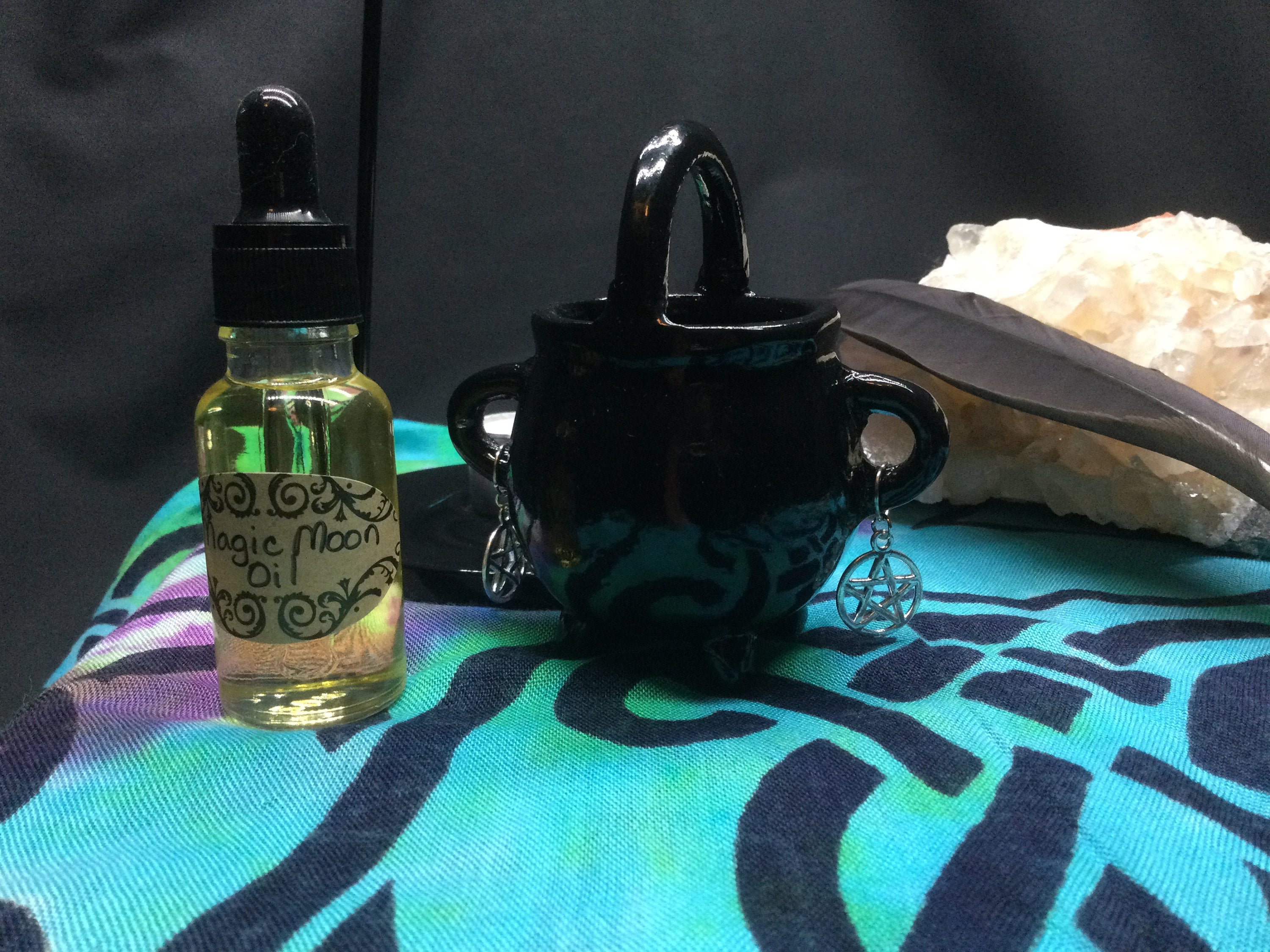 Mini Cauldron Oil Burner, Ceramic Cauldron, Gothic Decorations, Witch ...