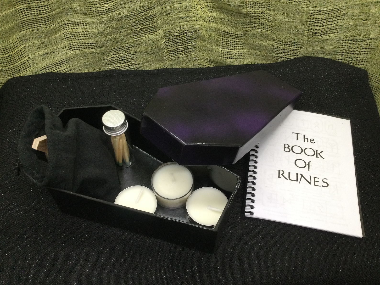 Viking Runes Coffin Shaped Viking Runes Wooden Runes Viking Rune Box ...