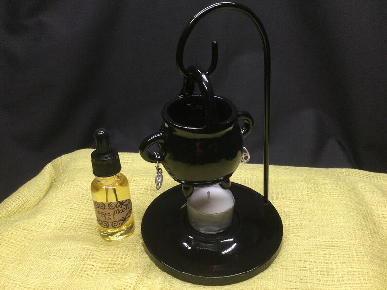 Mini Cauldron Oil Burner, Ceramic Cauldron, Gothic Decorations, Witch ...