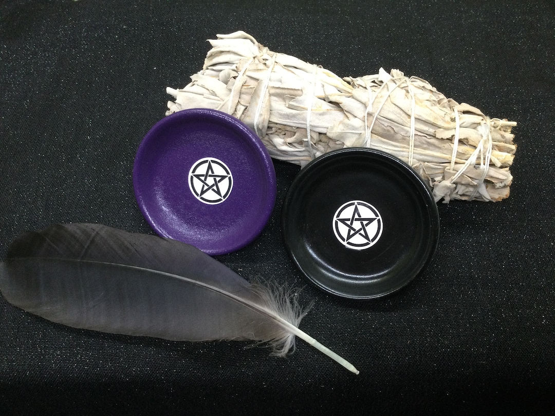 Pentagram Dish Pentagram Offering Dish Altar Dish Ceramic Dish Hand ...